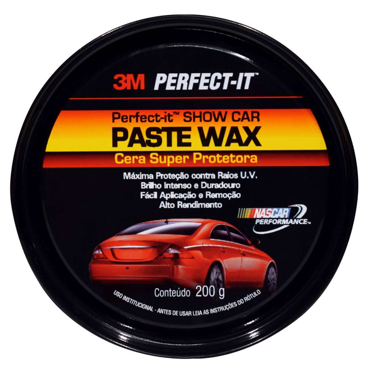 Cera Automotiva Super Protetora Carnauba 200g Paste Wax 3M