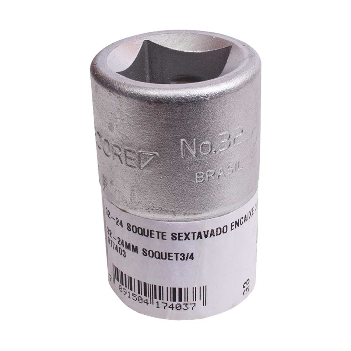 Soquete Sextavado Encaixe 3/4 Pol 24mm Gedore