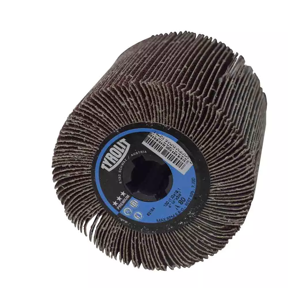 Roda Polinox 100x100x19 Lixa A080 Médio Tyrolit