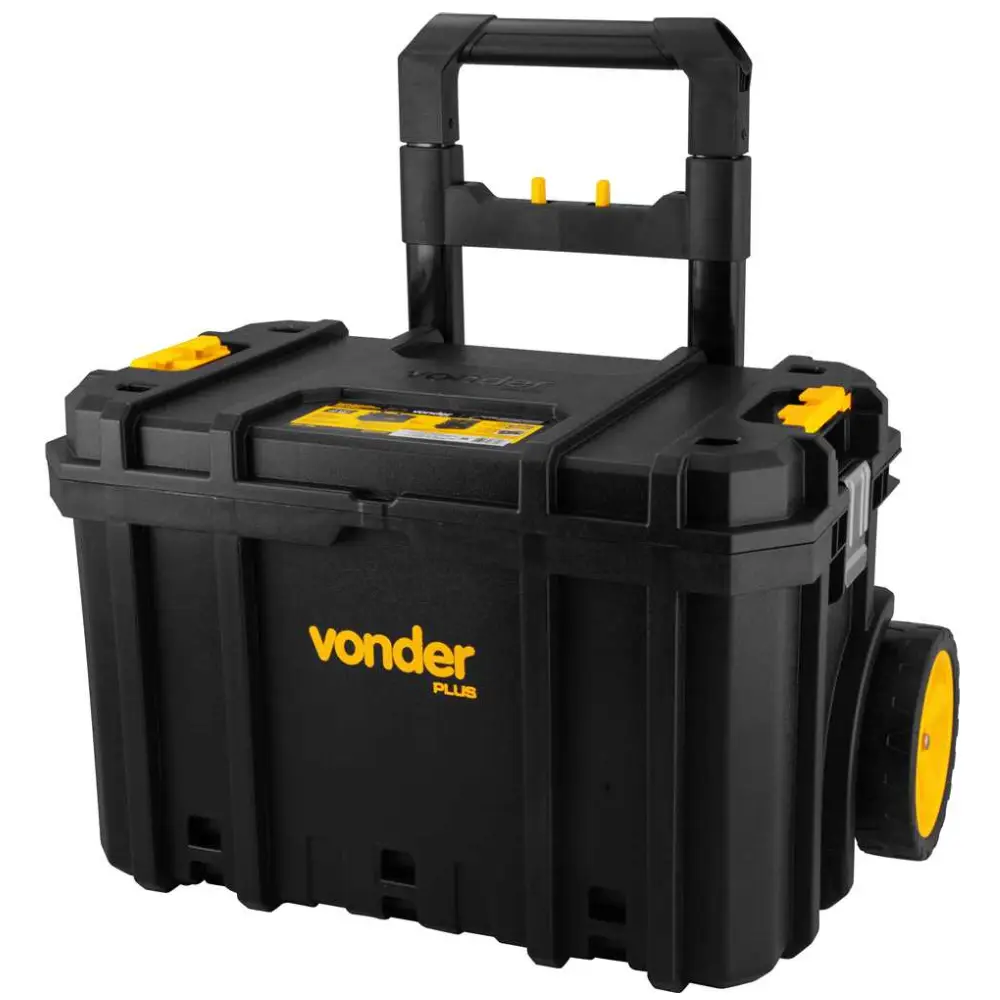 Caixa plástica para ferramentas com rodas CRV 700 Vonder